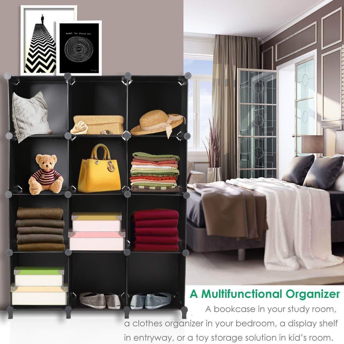 Discover Tomcare Cube Storage 12 Cube Bookshelf Closet – Clossitcom